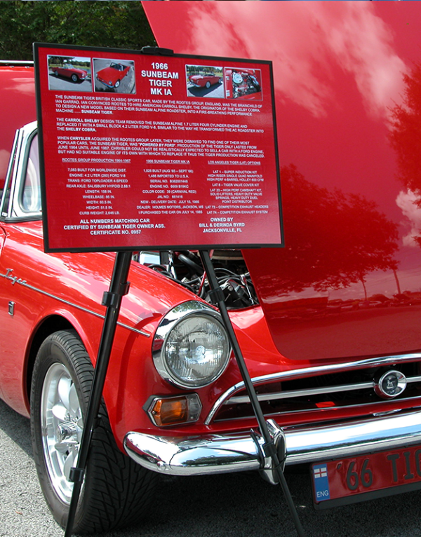 Car Show Display Tips - Car Show Boards - Car Show Signs